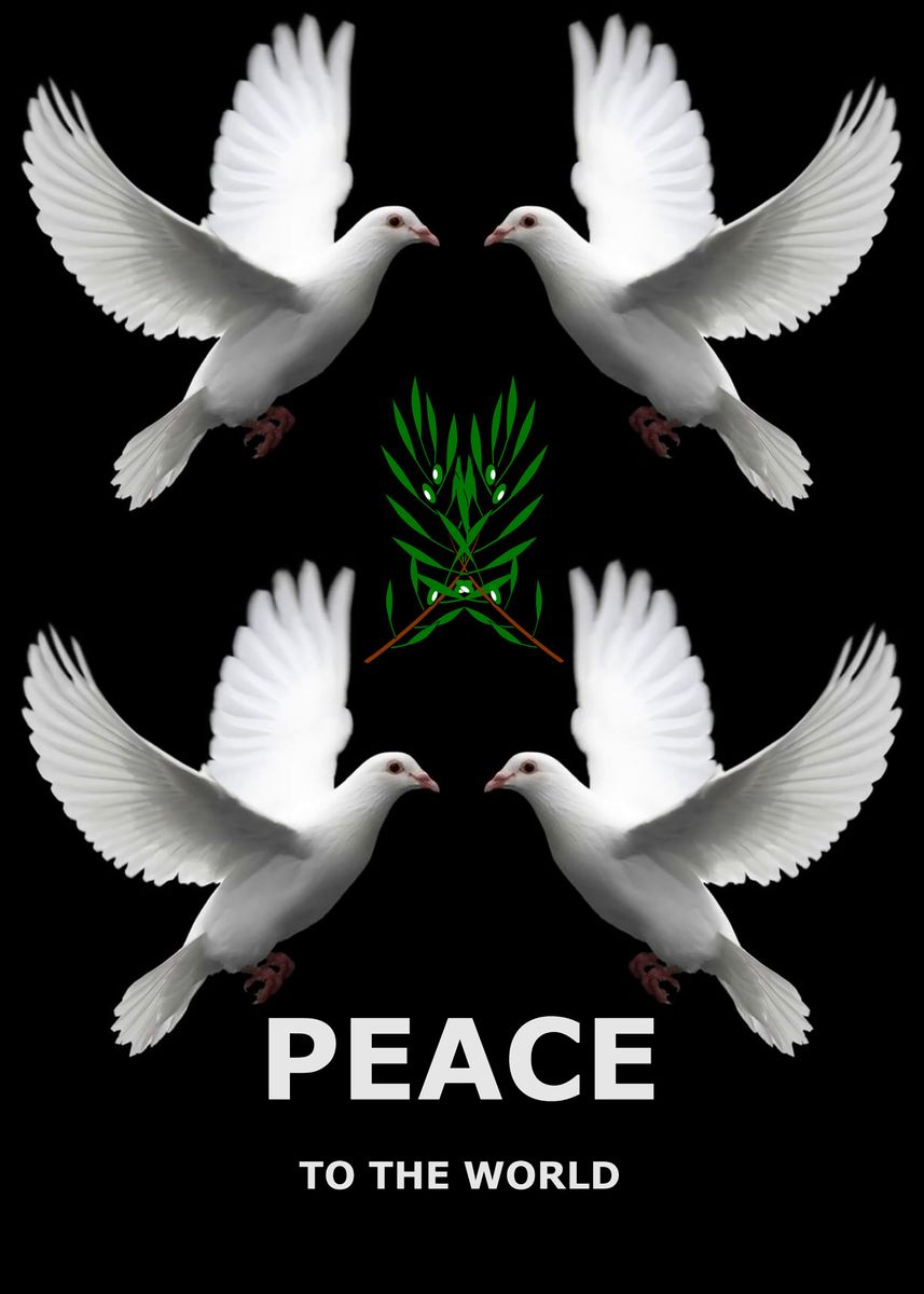 'Peace' Poster, picture, metal print, paint by Jeffery Richards | Displate