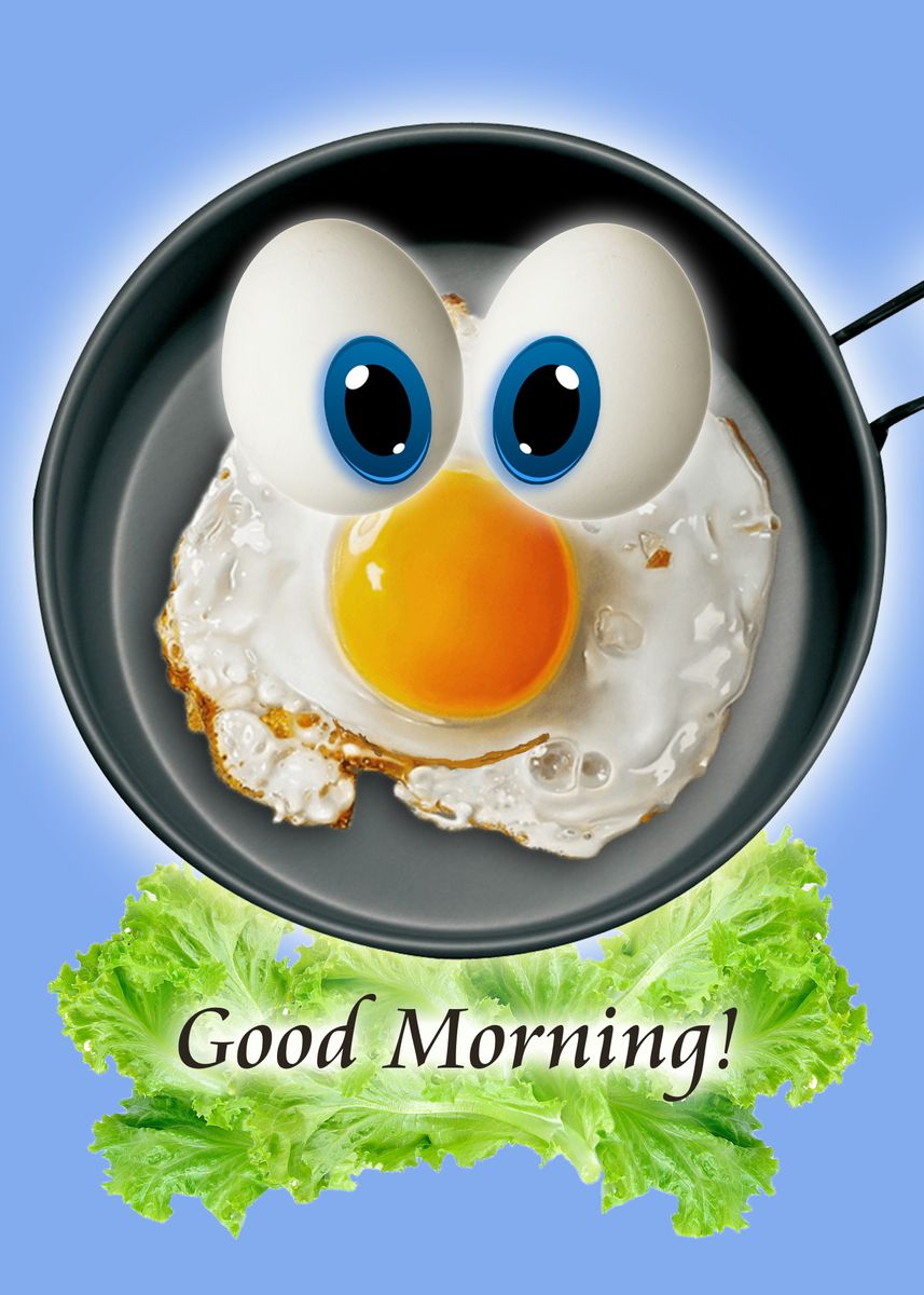 'Happy Egg' Poster by Johanes Roldan | Displate