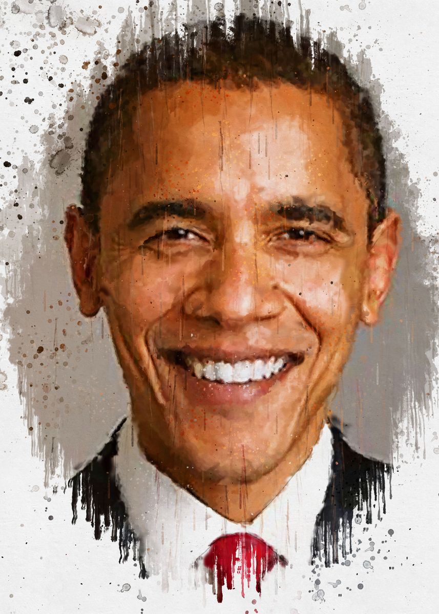 'Barack Obama' Poster, picture, metal print, paint by The Poster | Displate
