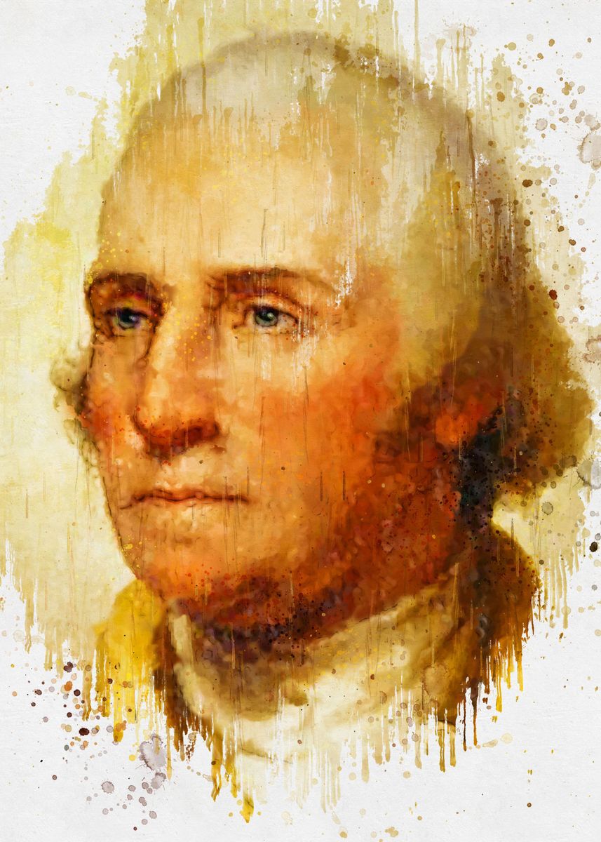 'George Washington' Poster, picture, metal print, paint by The Poster ...