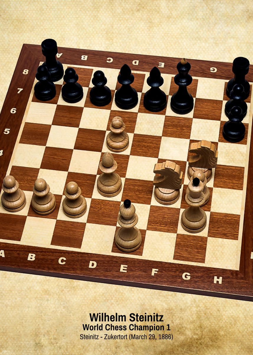 'Steinitz Chess Champion 1' Poster by Art Ofphotos | Displate