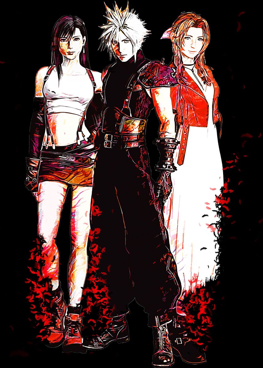 'ff7' Poster, picture, metal print, paint by Dazz Bones | Displate