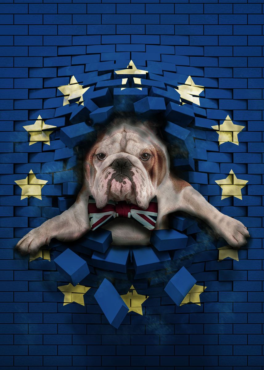 'BREXIT' Poster, picture, metal print, paint by tricky dee | Displate
