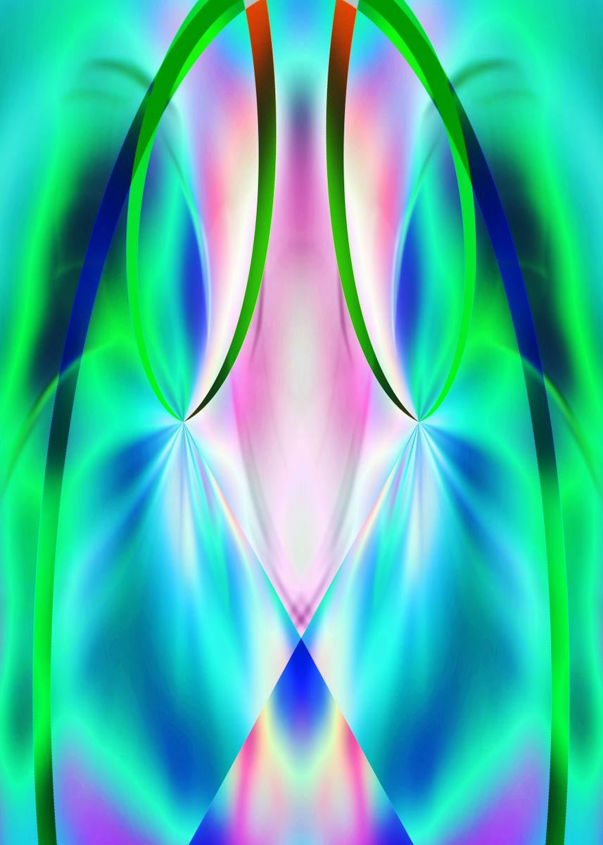 'Alien Neon Plants' Poster by Surrealpete | Displate