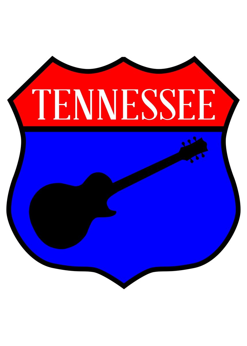 'Tennessee Highway Sign' Poster, picture, metal print, paint by ...