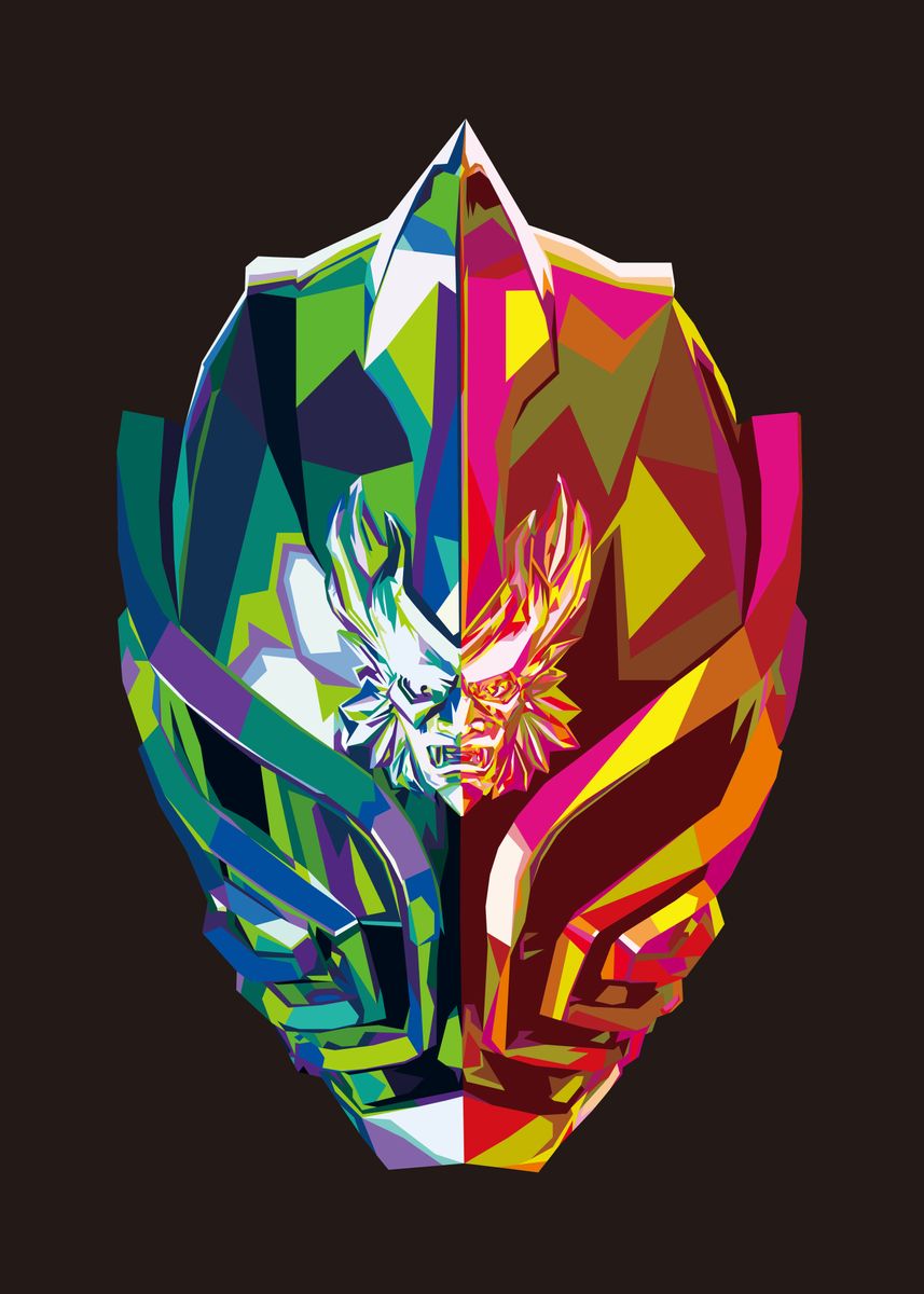 'Kamen Rider Todoroki Zanki' Poster by Bajingseng | Displate