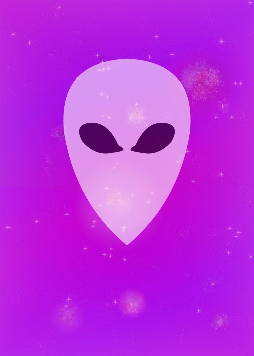 'minimalist alien ' Poster by Lindorf Temotio | Displate