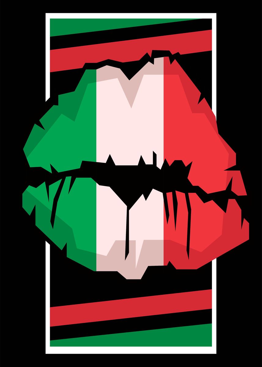 'Italy Flag' Poster, picture, metal print, paint by Ayyasy Addien ...