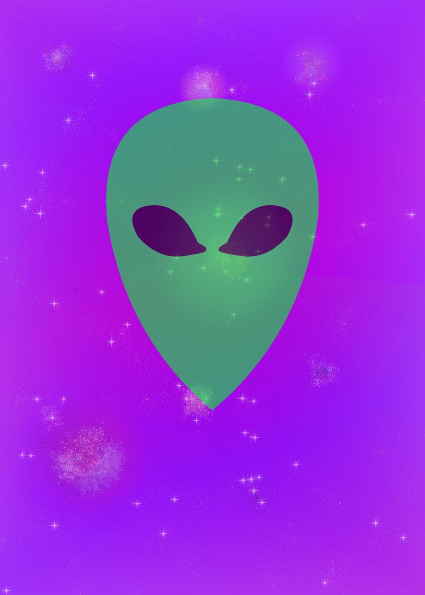 'minimalist alien ' Poster by Lindorf Temotio | Displate