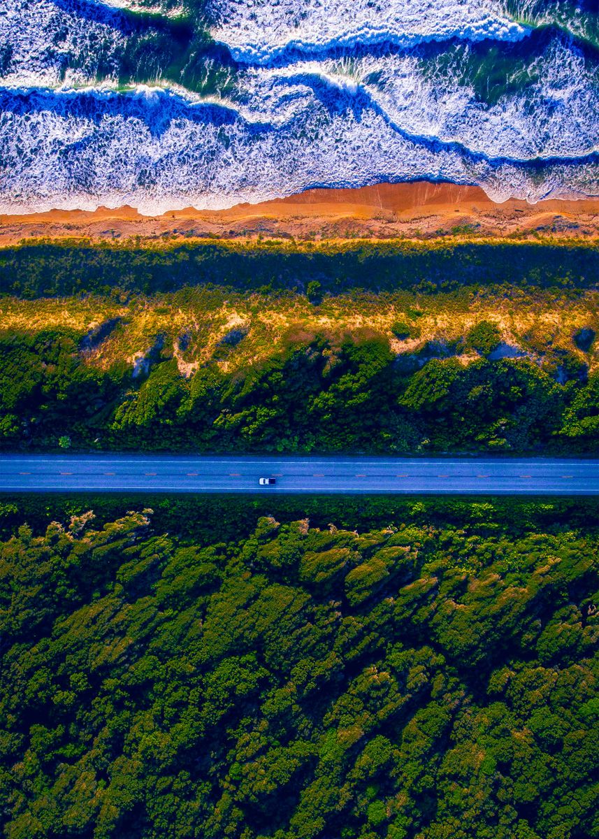 'World From Above' Poster by Stunning Wallpapers | Displate