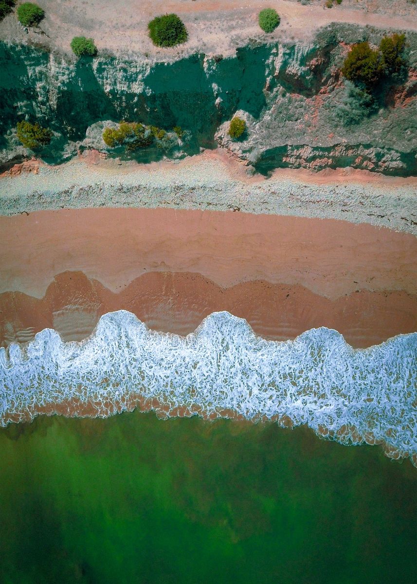 'World From Above' Poster by Stunning Wallpapers | Displate