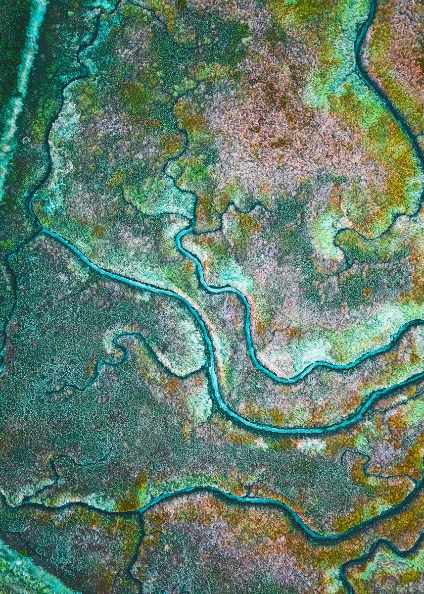 'World From Above' Poster by Stunning Wallpapers | Displate