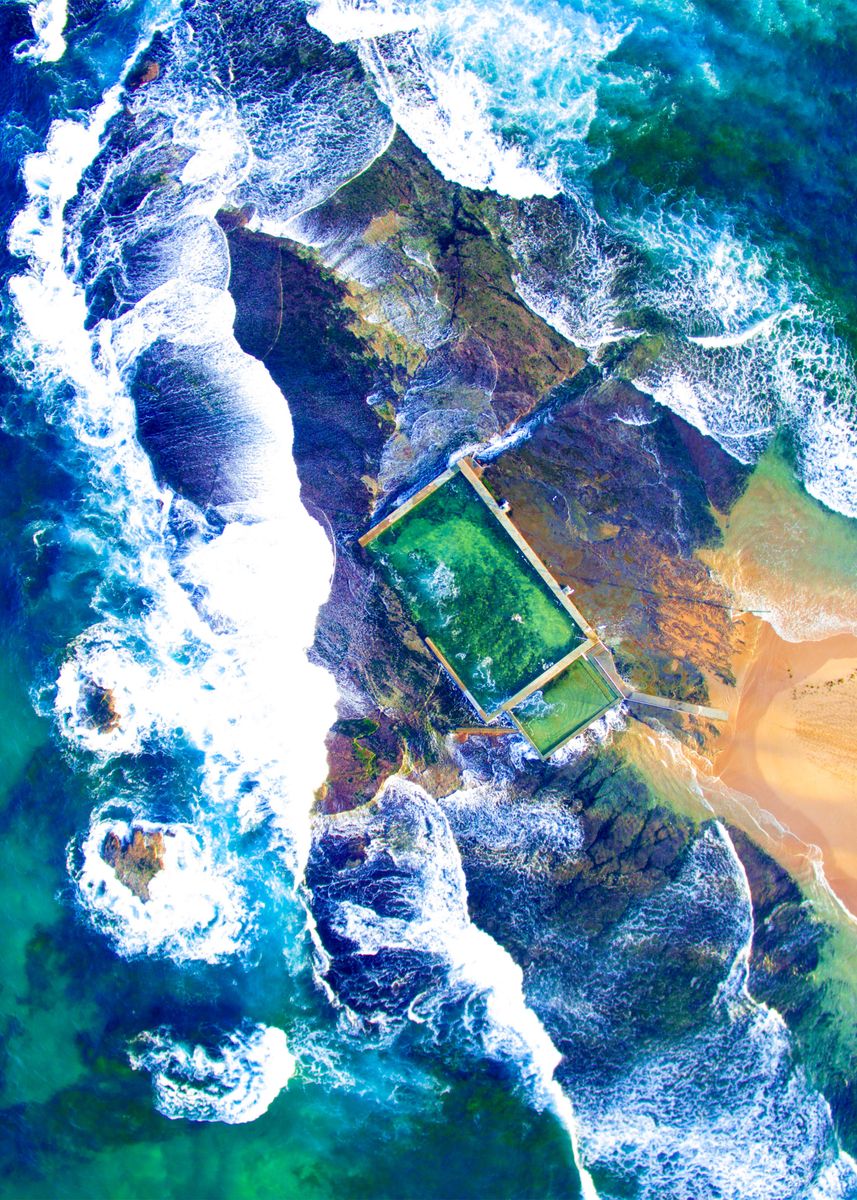 'World From Above' Poster, picture, metal print, paint by Stunning ...