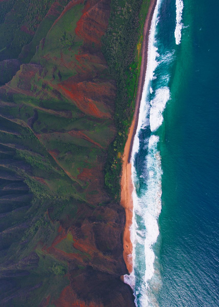 'World From Above' Poster by Stunning Wallpapers | Displate