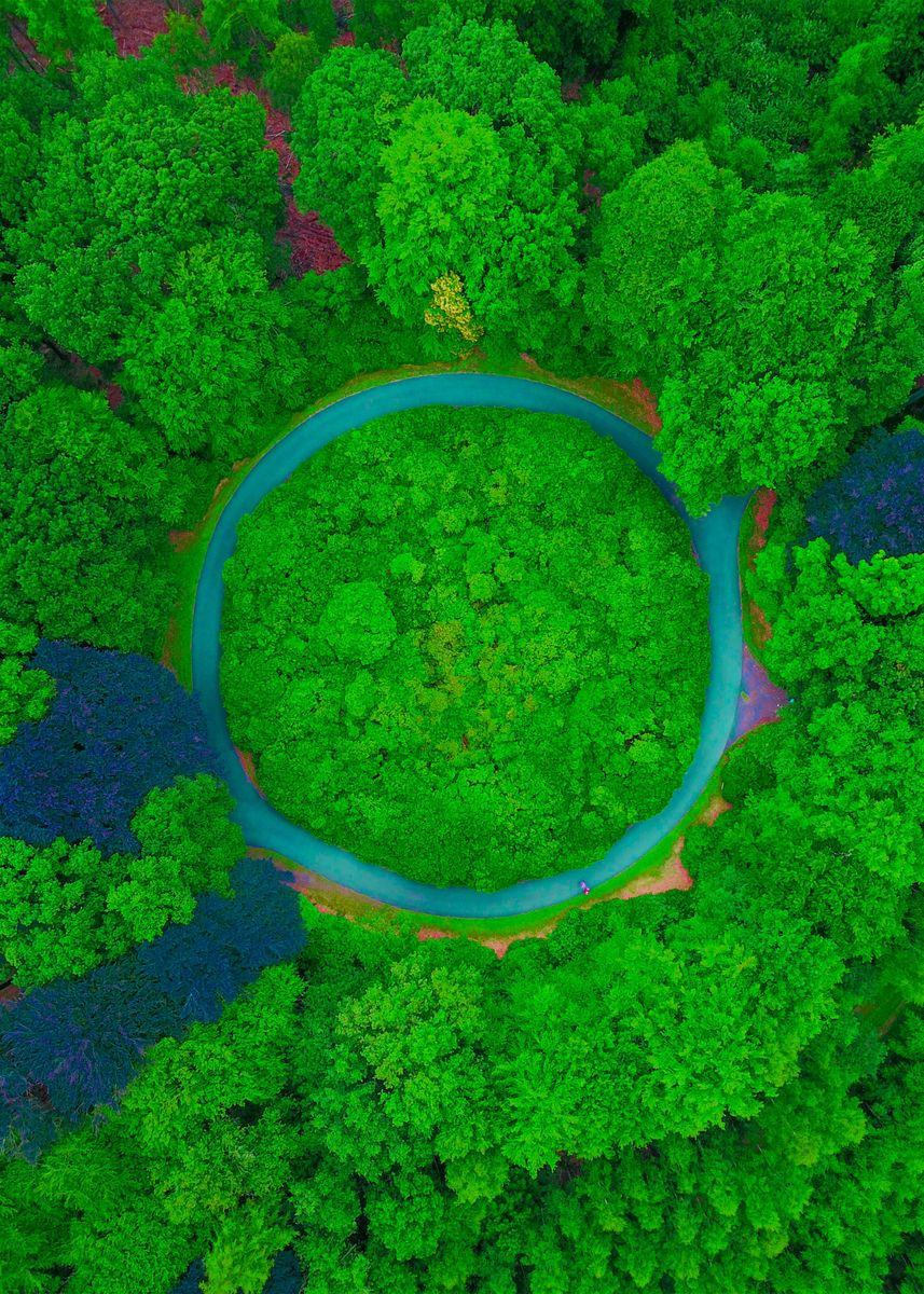 'World From Above' Poster, picture, metal print, paint by Stunning ...