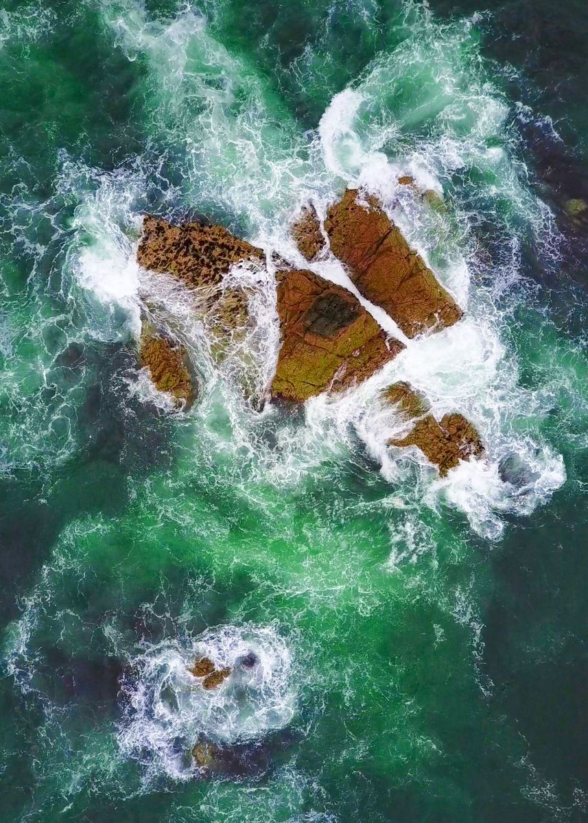 'World From Above' Poster by Stunning Wallpapers | Displate