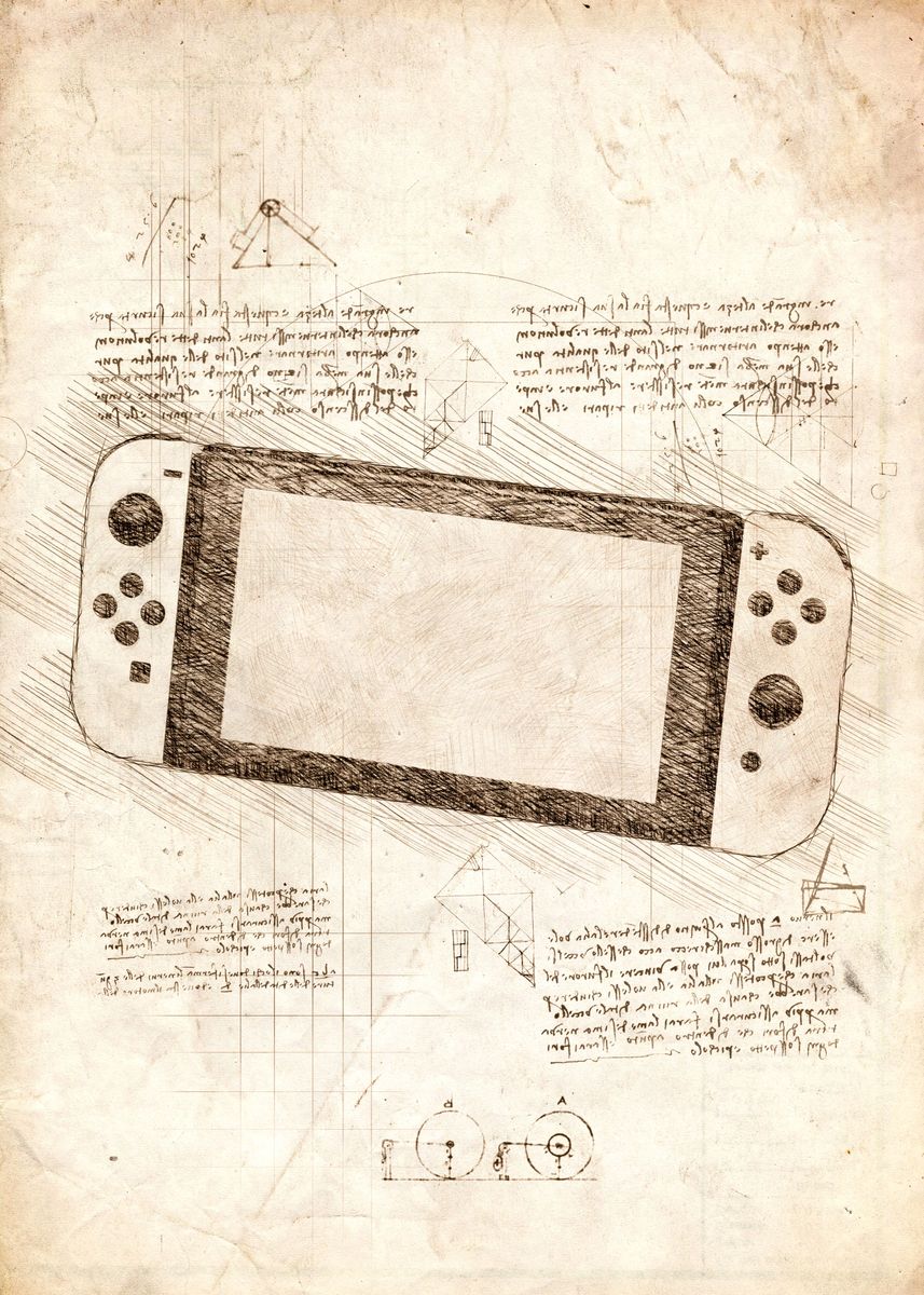 'Nintendo Switch' Poster, picture, metal print, paint by Cornel Vlad ...