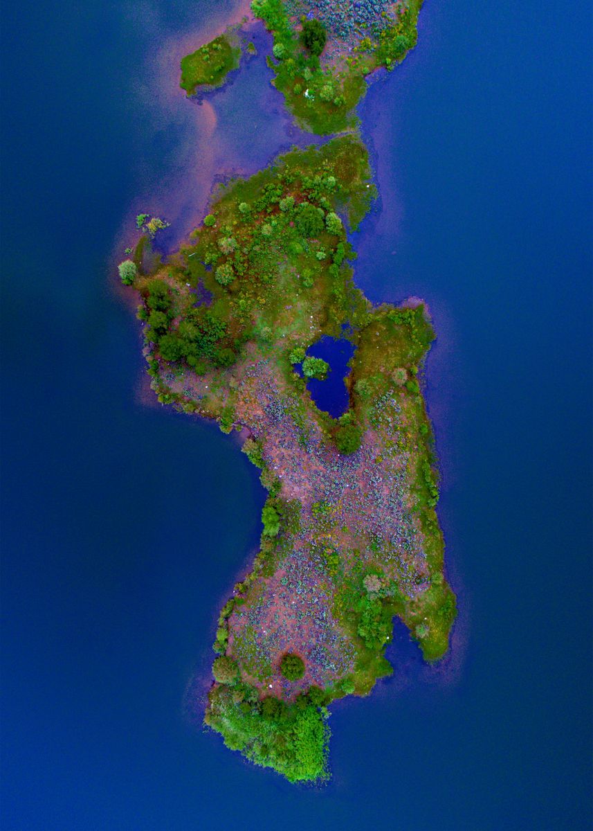 'World From Above' Poster by Stunning Wallpapers | Displate
