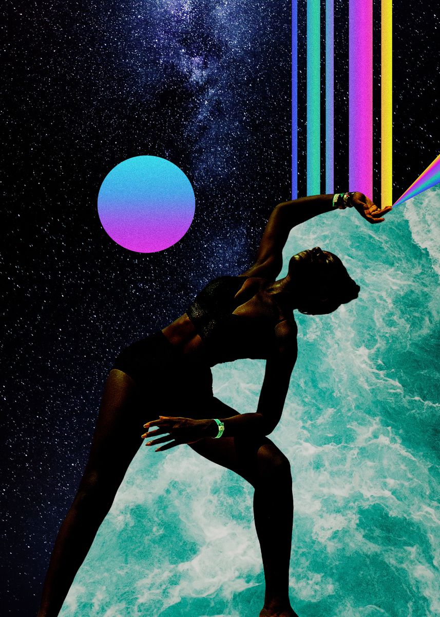 'Diffusion ' Poster, picture, metal print, paint by PAgata | Displate