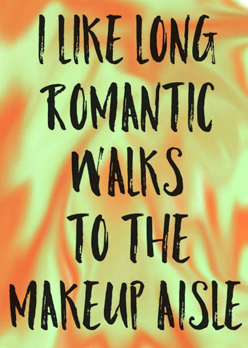 'makeup isle' Poster, picture, metal print, paint by Sunan | Displate