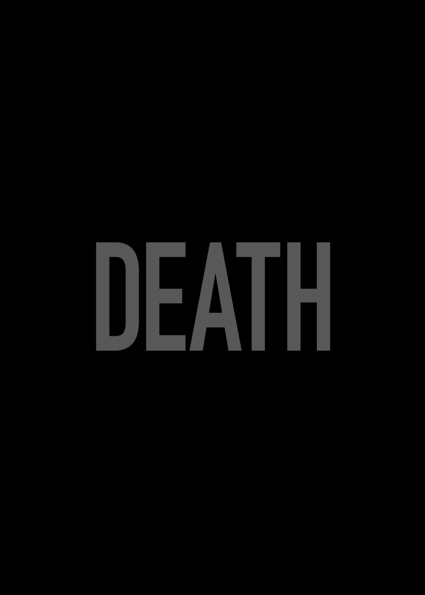 'Death' Poster, picture, metal print, paint by psyl0q | Displate