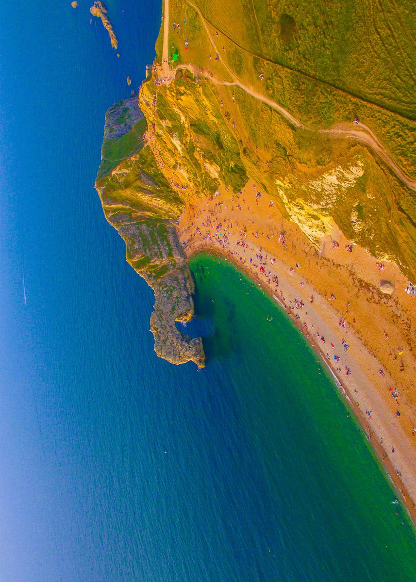 'World From Above' Poster by Stunning Wallpapers | Displate