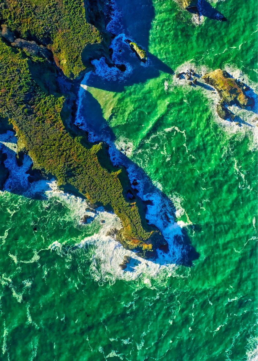 'World From Above' Poster by Stunning Wallpapers | Displate