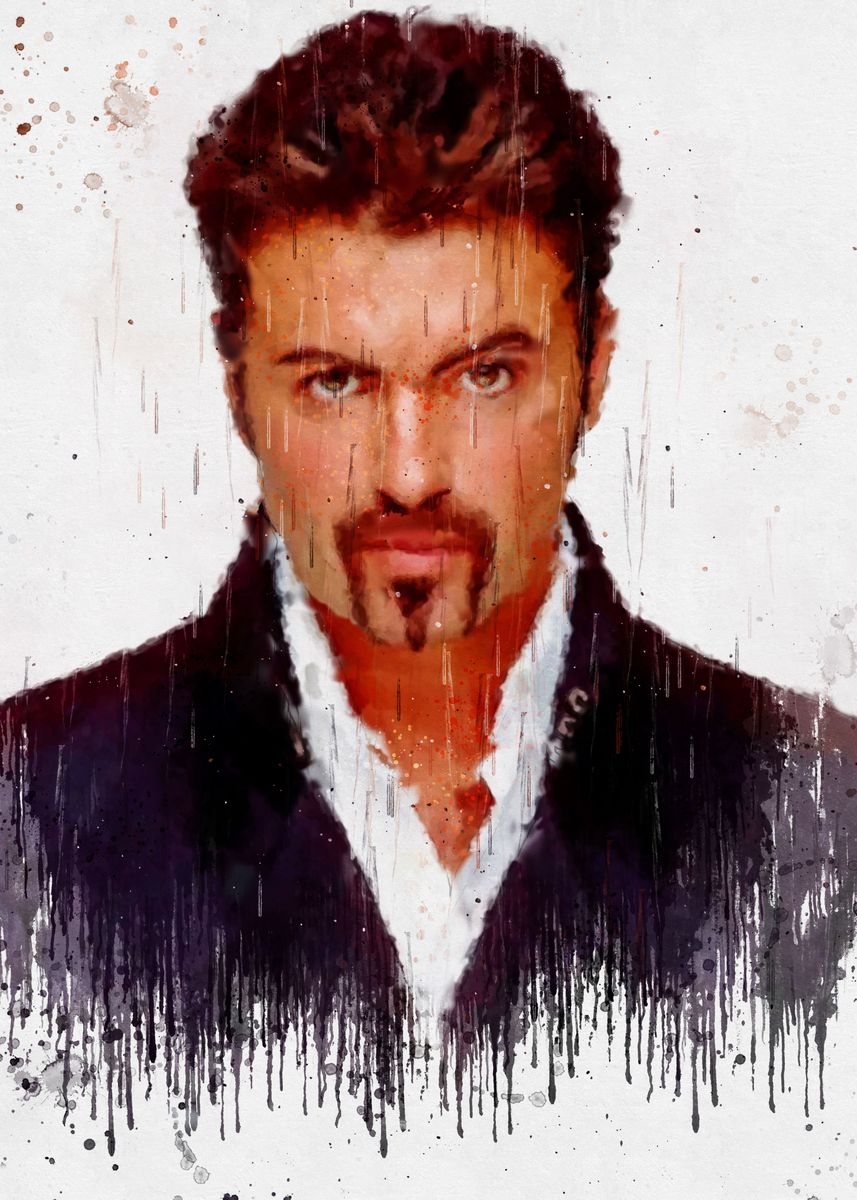 'George Michael' Poster, picture, metal print, paint by The Poster ...