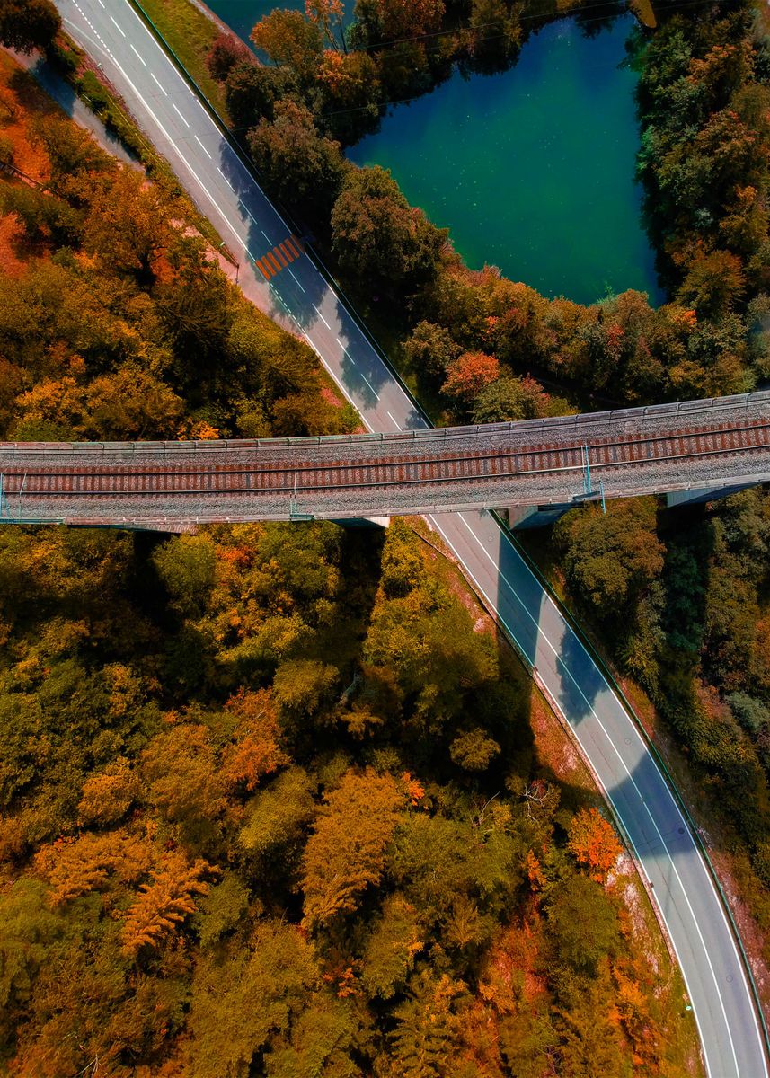 'World From Above' Poster, picture, metal print, paint by Stunning ...
