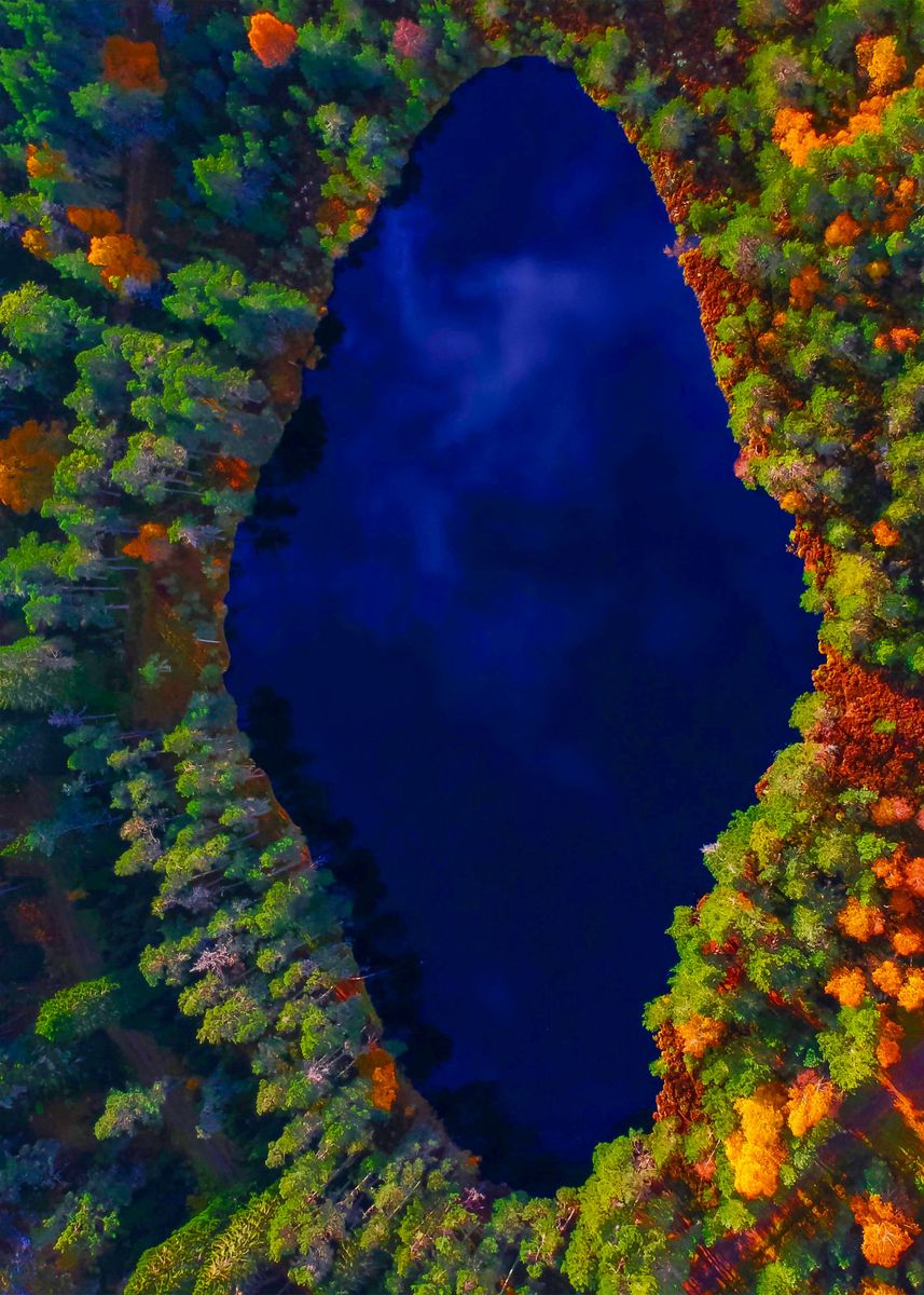 'World From Above' Poster by Stunning Wallpapers | Displate