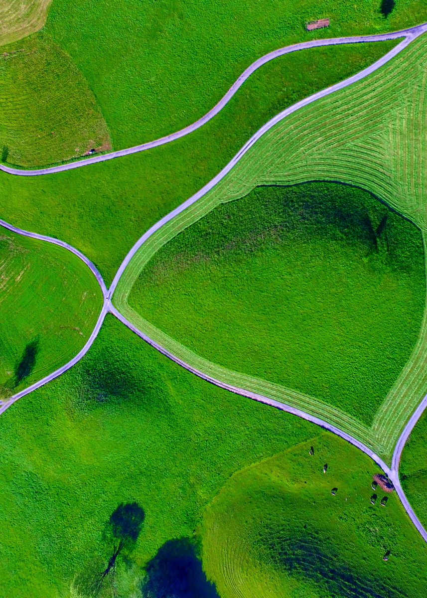 'World From Above' Poster, picture, metal print, paint by Stunning ...