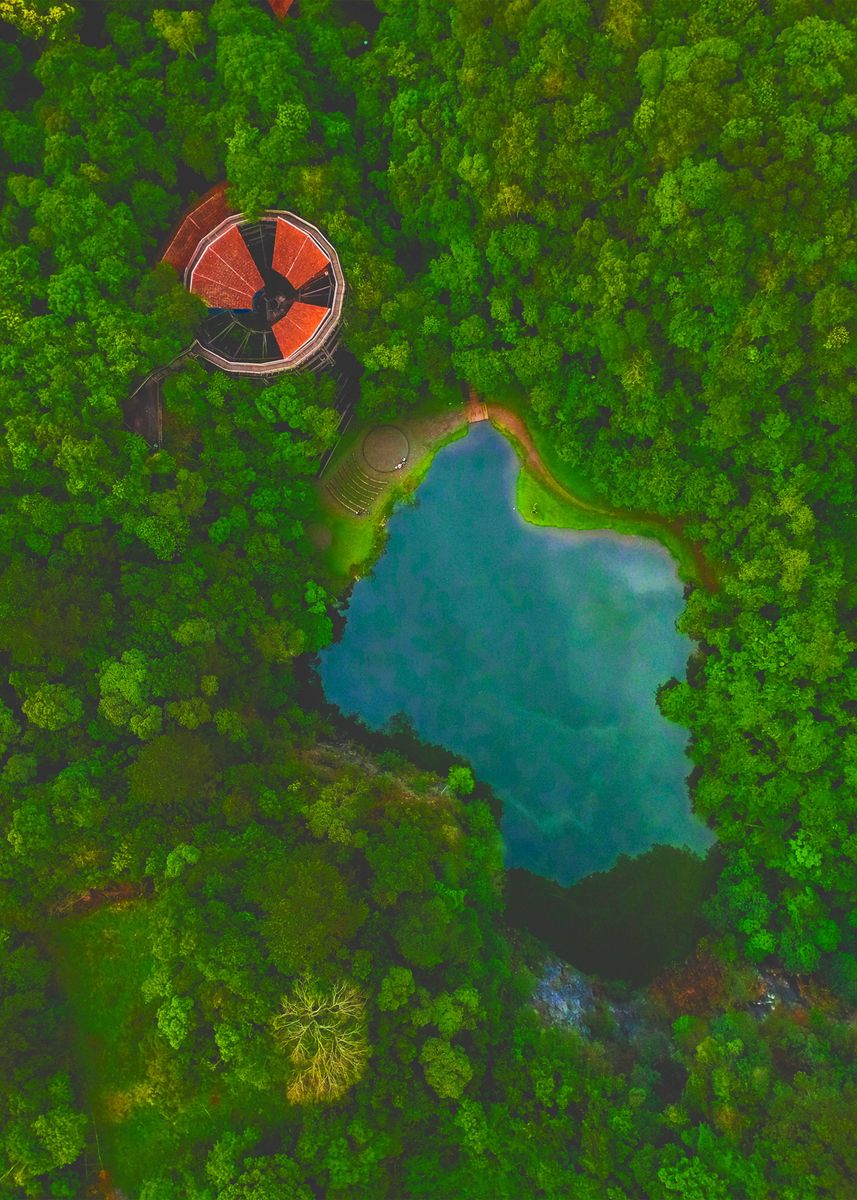 'World From Above' Poster by Stunning Wallpapers | Displate