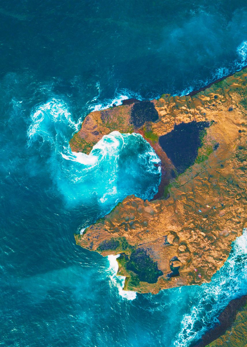 'World From Above' Poster by Stunning Wallpapers | Displate