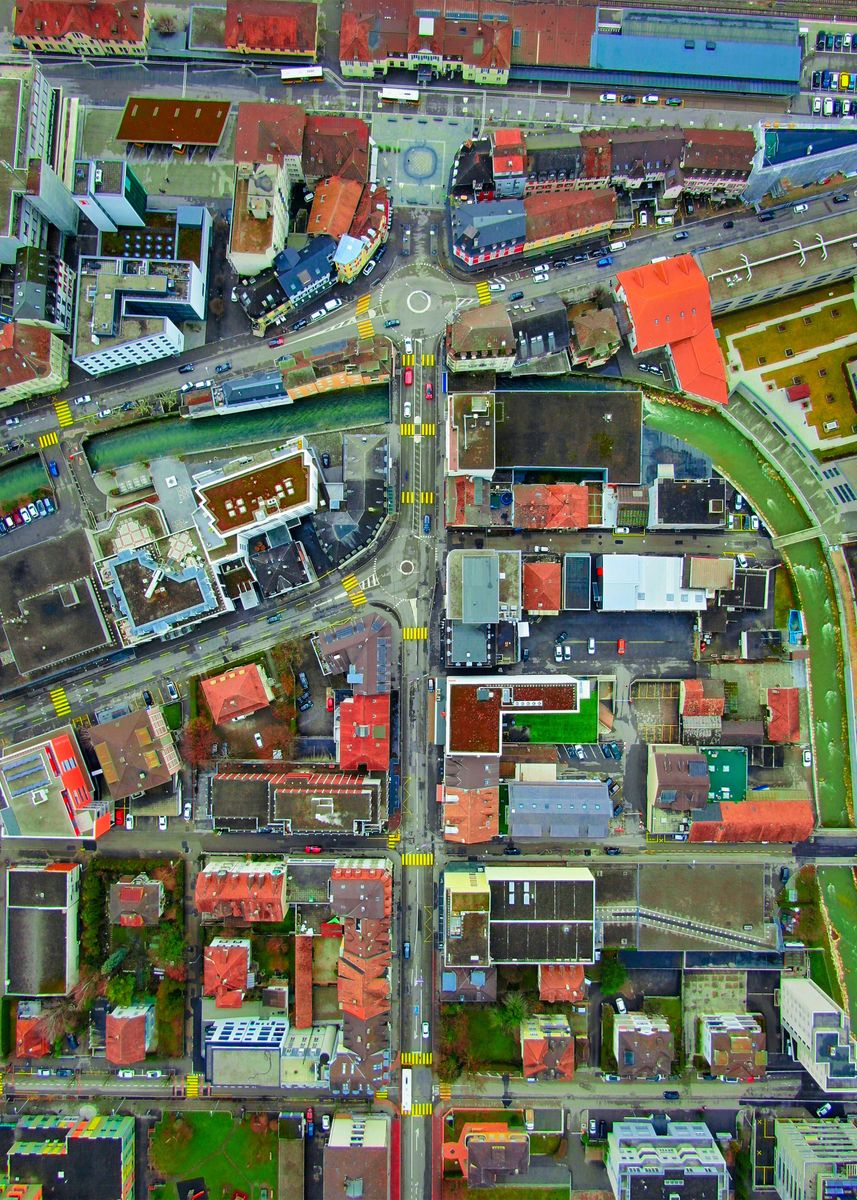 'World From Above' Poster, picture, metal print, paint by Stunning ...