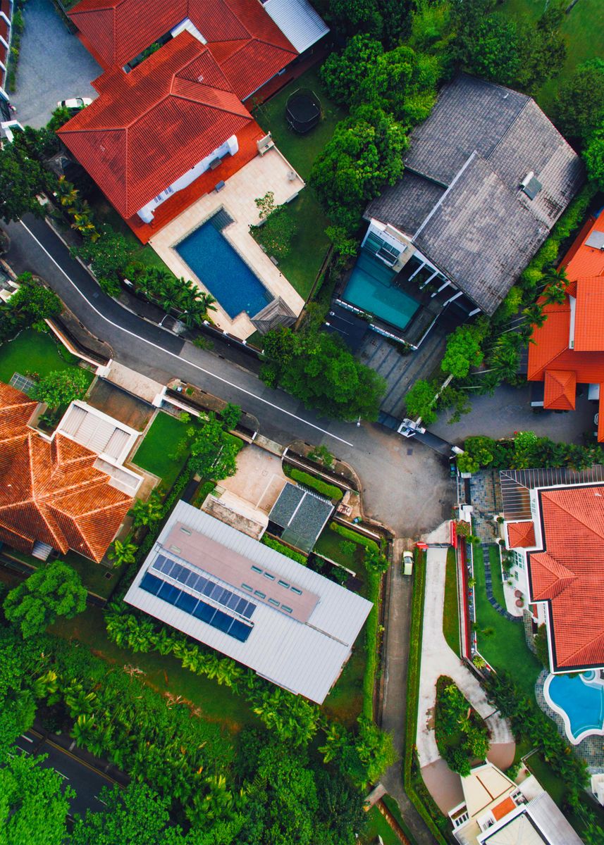 'World From Above' Poster by Stunning Wallpapers | Displate