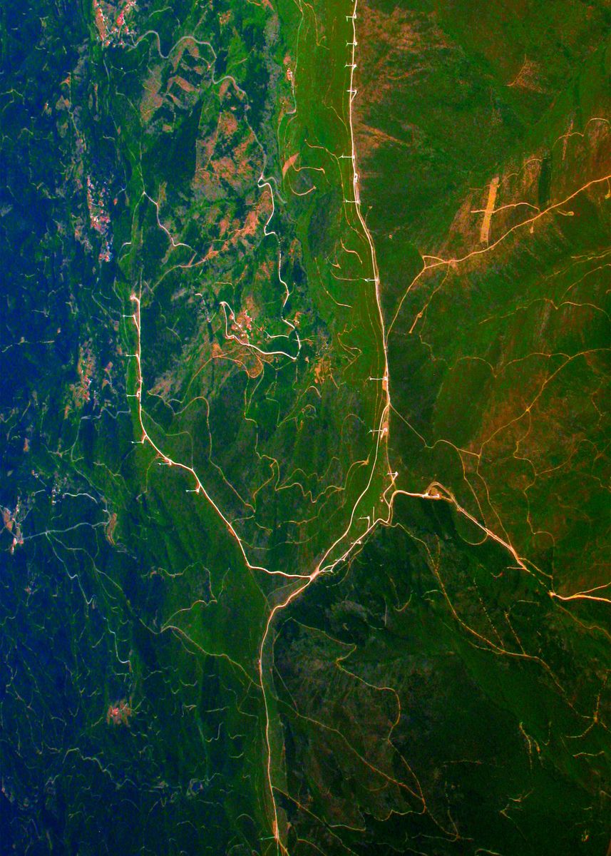 'World From Above' Poster by Stunning Wallpapers | Displate