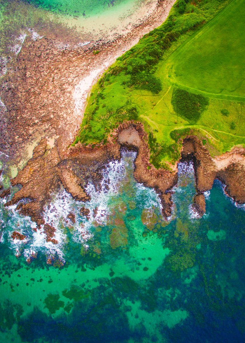 'World From Above' Poster by Stunning Wallpapers | Displate