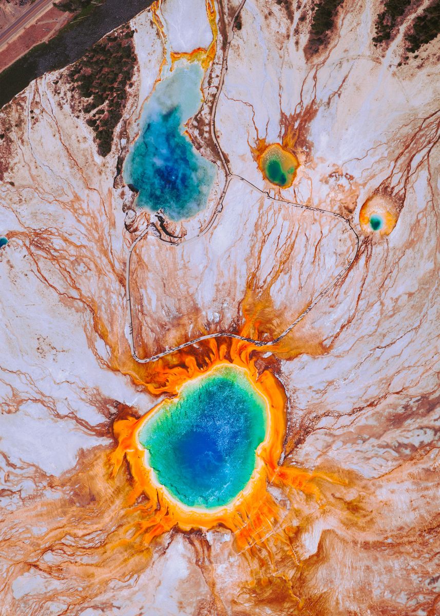 'World From Above' Poster, picture, metal print, paint by Stunning ...