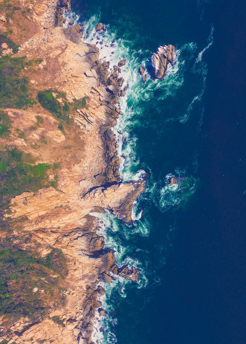 'World From Above' Poster by Stunning Wallpapers | Displate