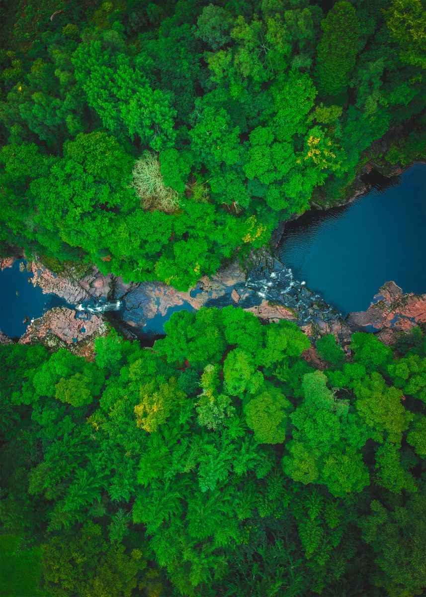 'World From Above' Poster by Stunning Wallpapers | Displate