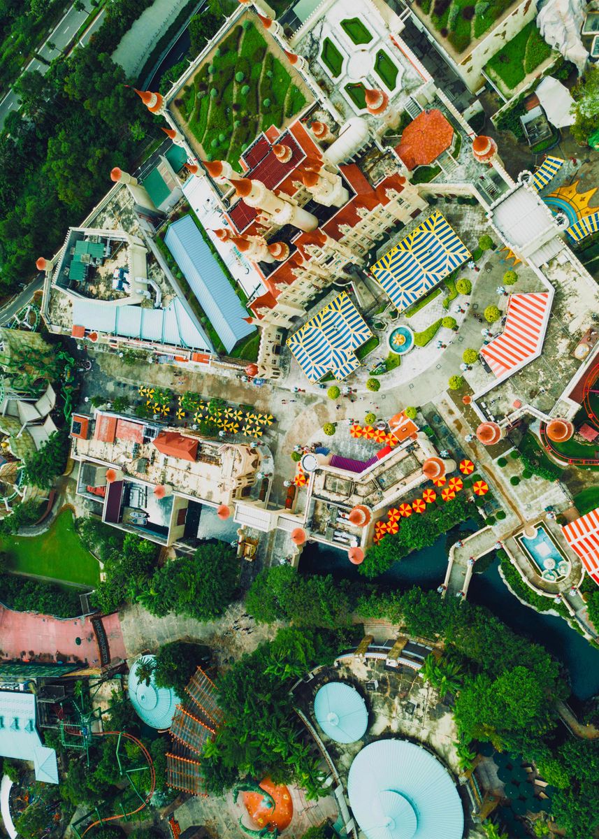 'World From Above' Poster by Stunning Wallpapers | Displate
