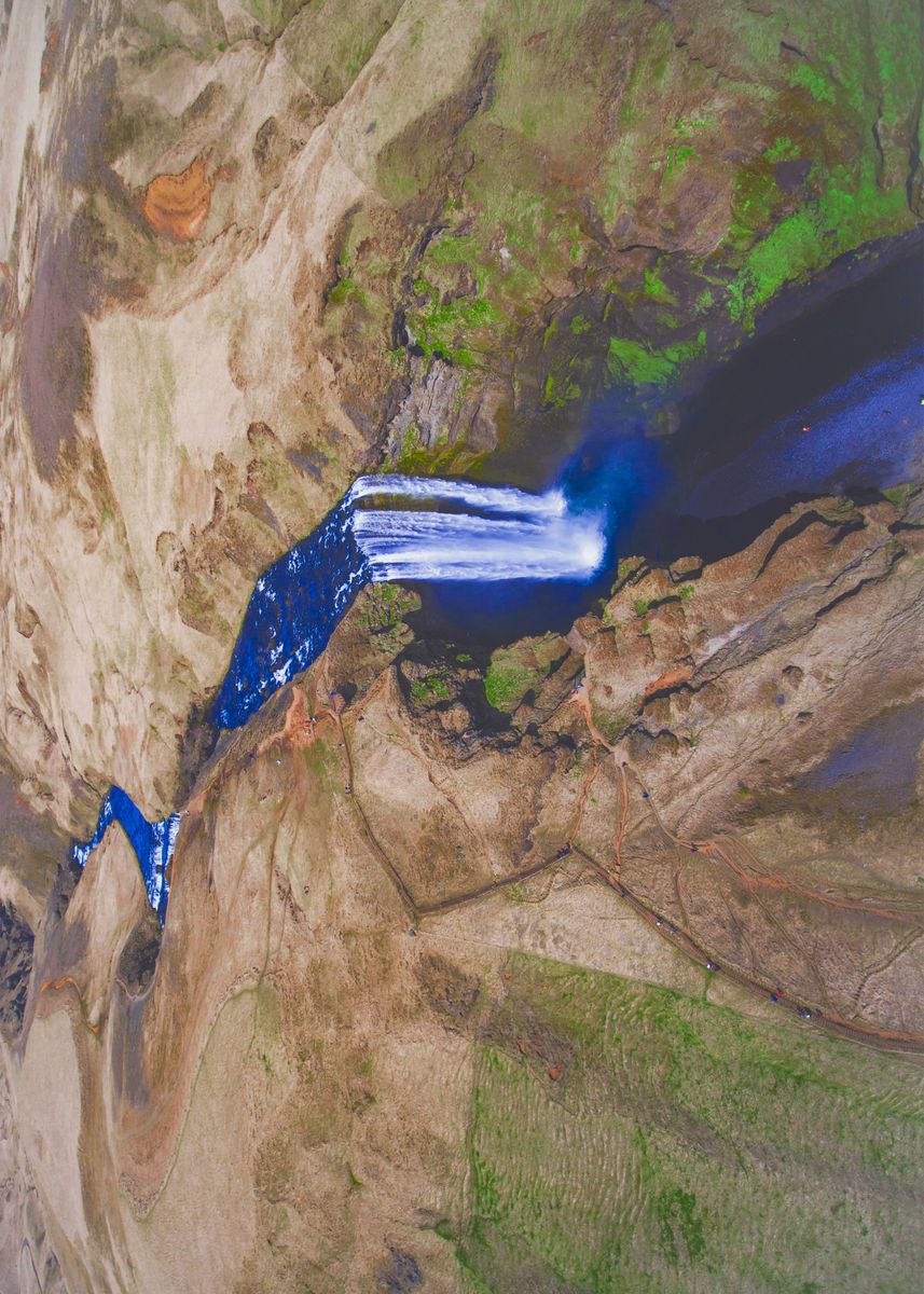 'World From Above' Poster, picture, metal print, paint by Stunning ...