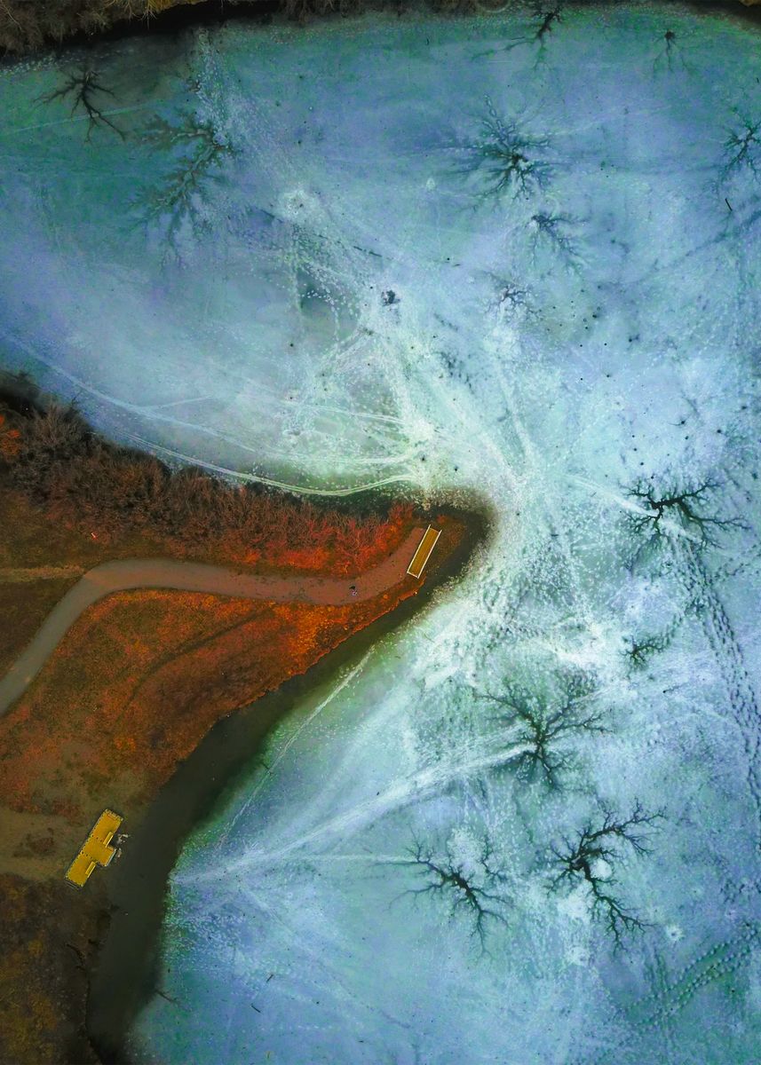 'World From Above' Poster by Stunning Wallpapers | Displate