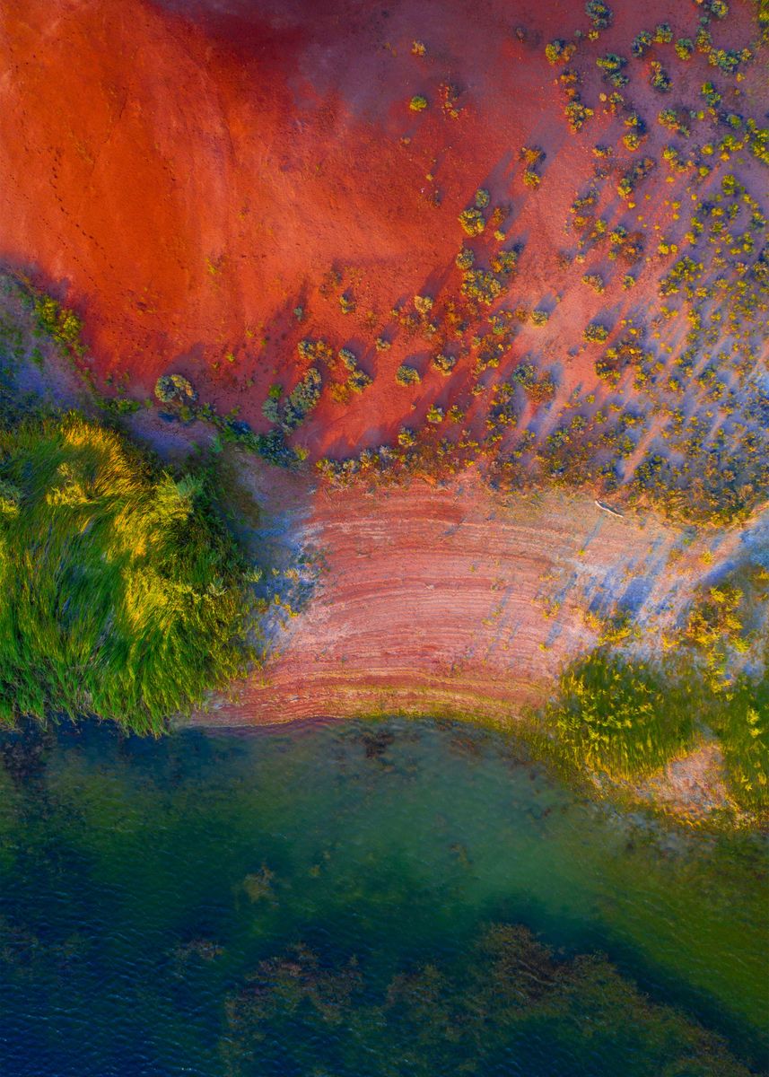 'World From Above' Poster by Stunning Wallpapers | Displate