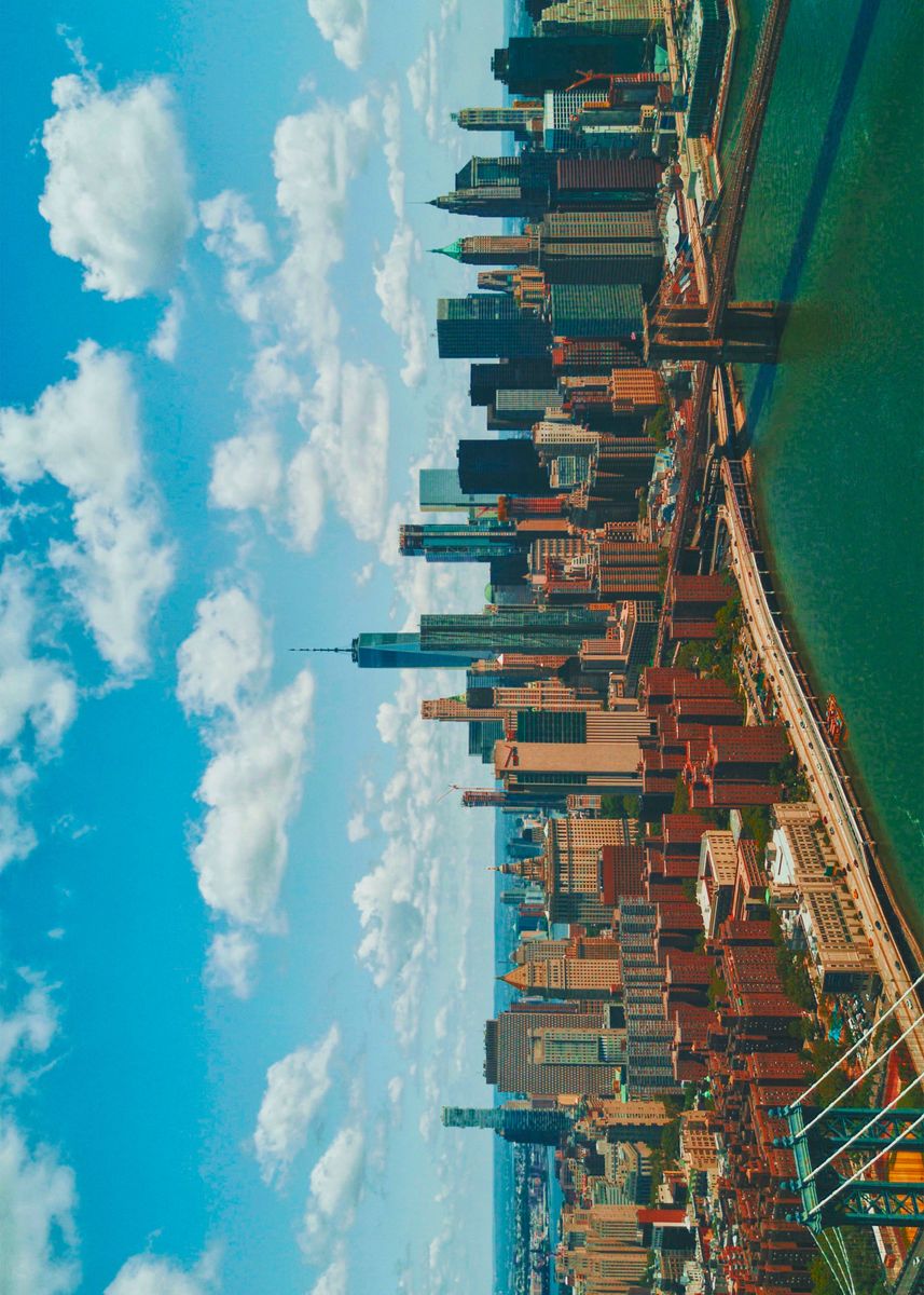 'World From Above' Poster by Stunning Wallpapers | Displate