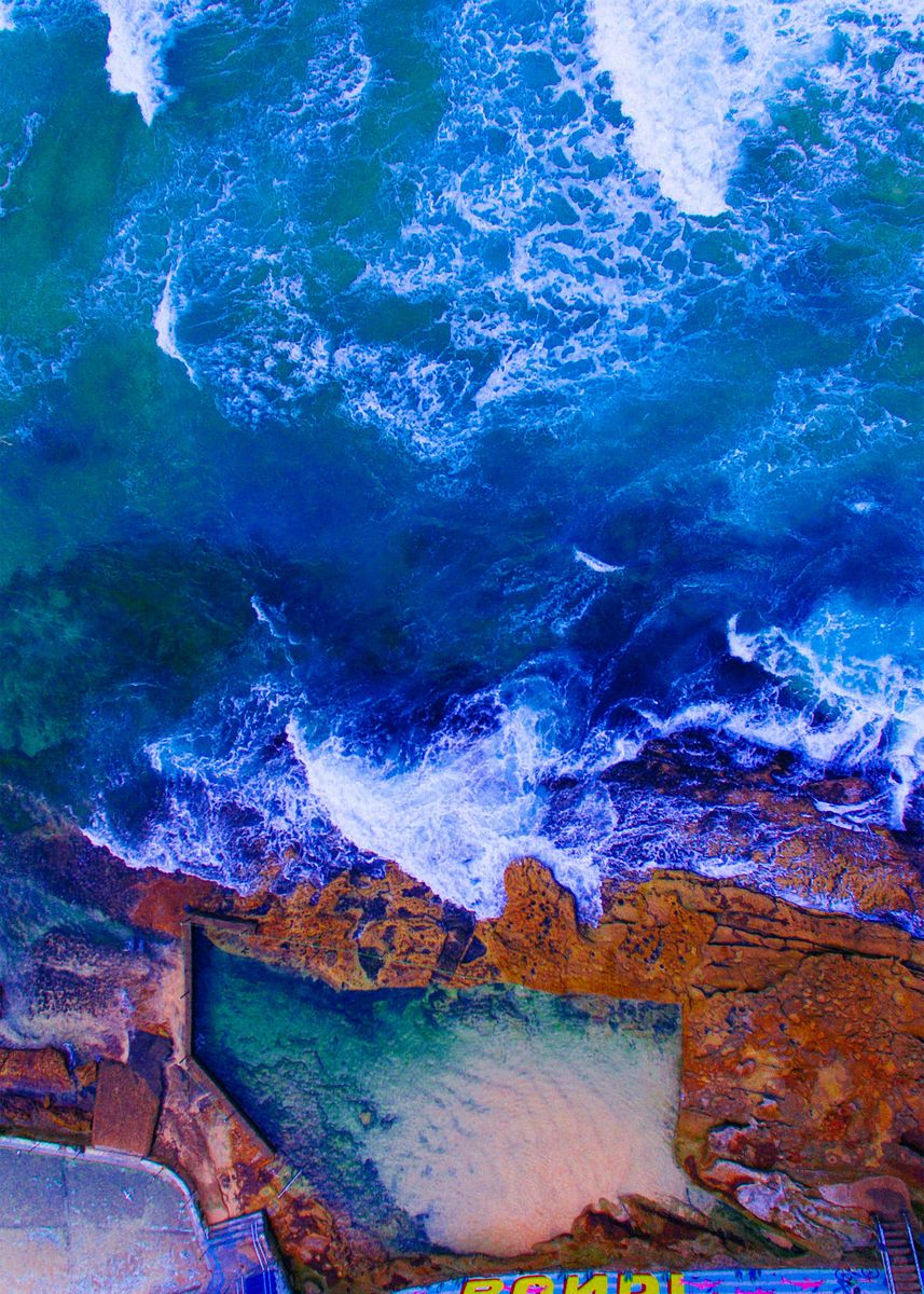 'World From Above' Poster by Stunning Wallpapers | Displate