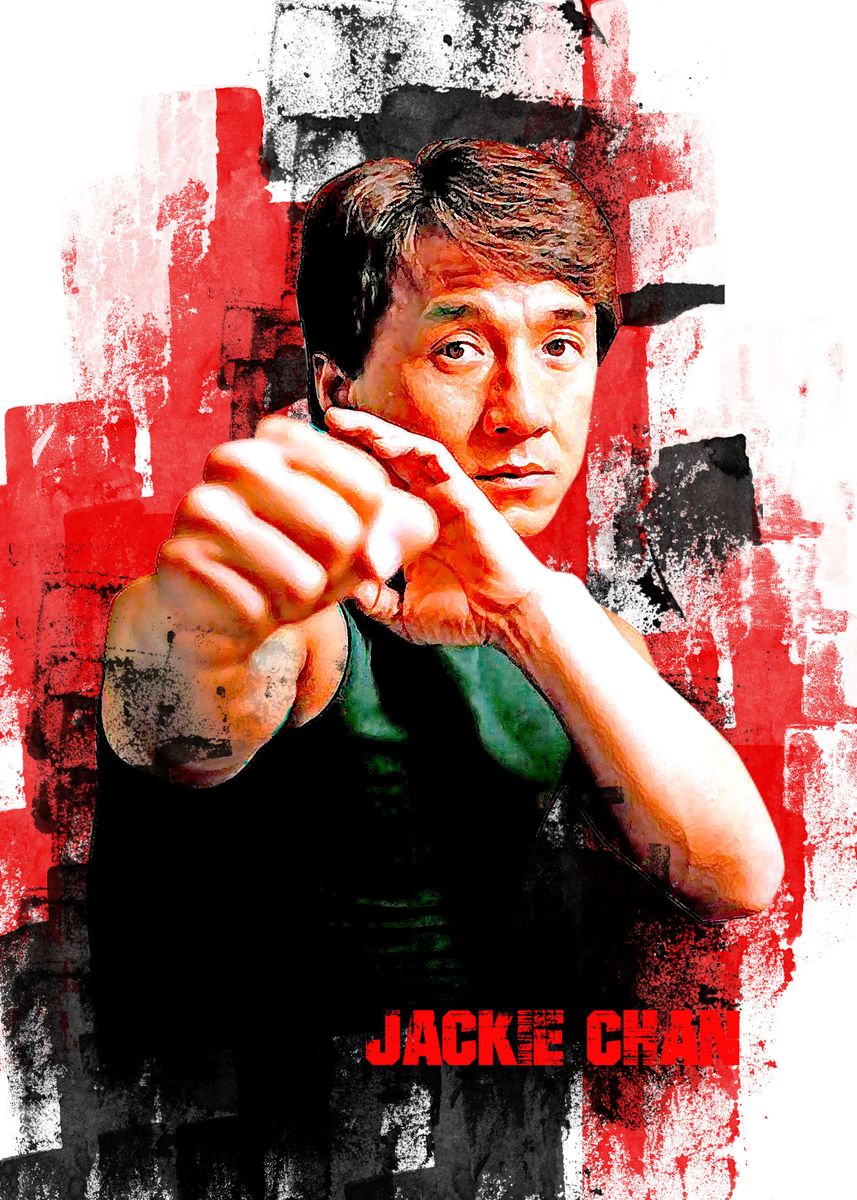 'Jackie Chan' Poster by jaka juki | Displate