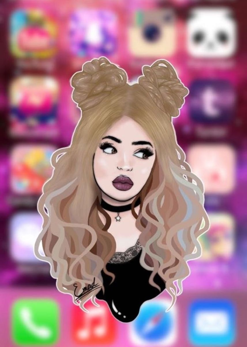 'sarah ' Poster, picture, metal print, paint by jimmy alsaleh | Displate