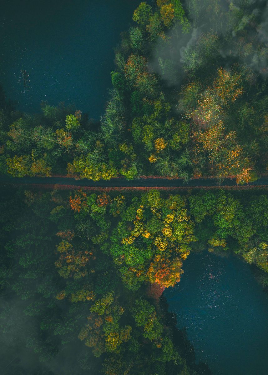 'World From Above' Poster, picture, metal print, paint by Stunning ...