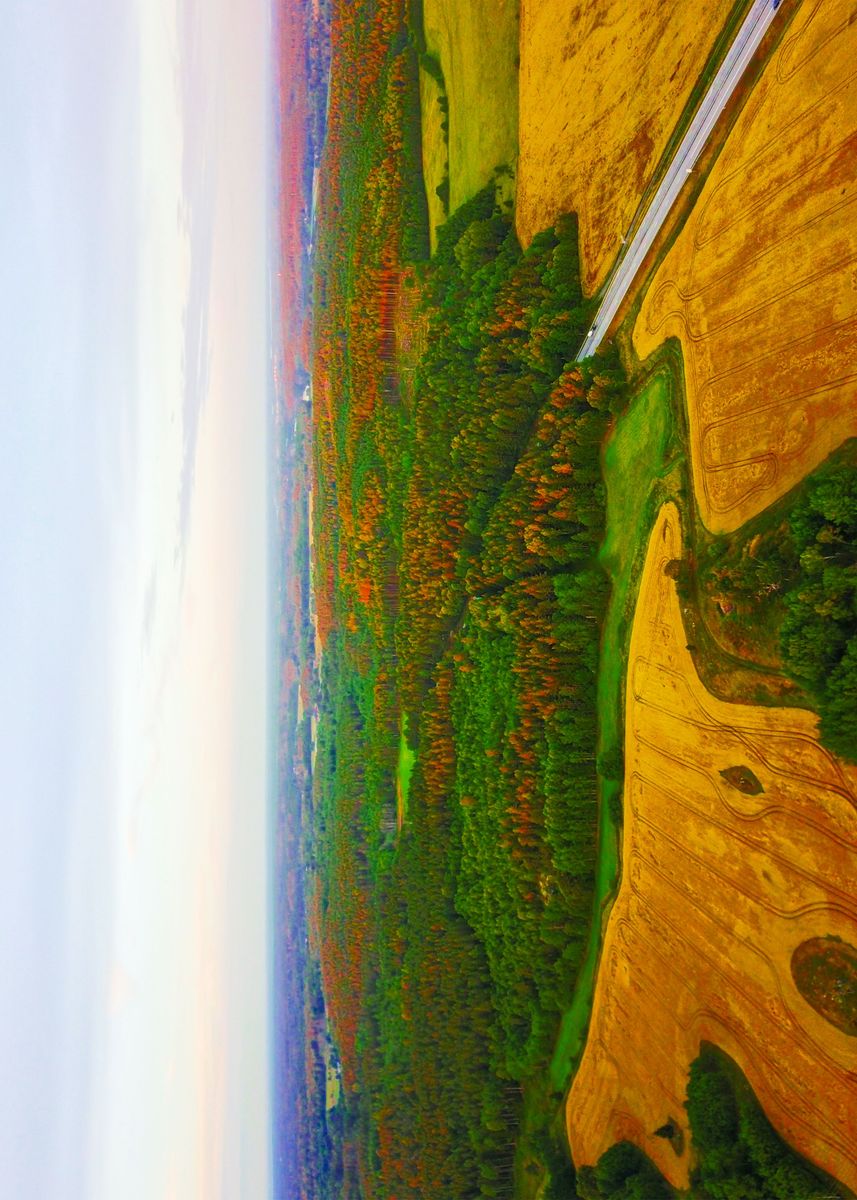 'World From Above' Poster, picture, metal print, paint by Stunning ...